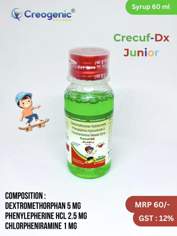Crecuf-Dx Junior Cough Syrup – Creogenic Pharma